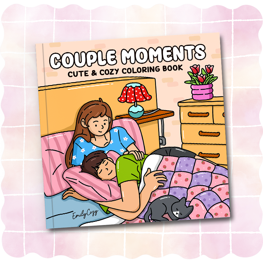 Couple Moments Coloring Book – Emily Cozy