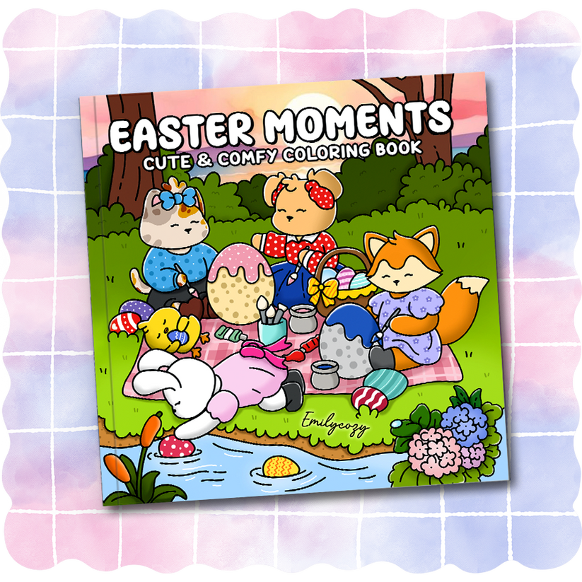 Easter Moments Coloring Book – Emily Cozy