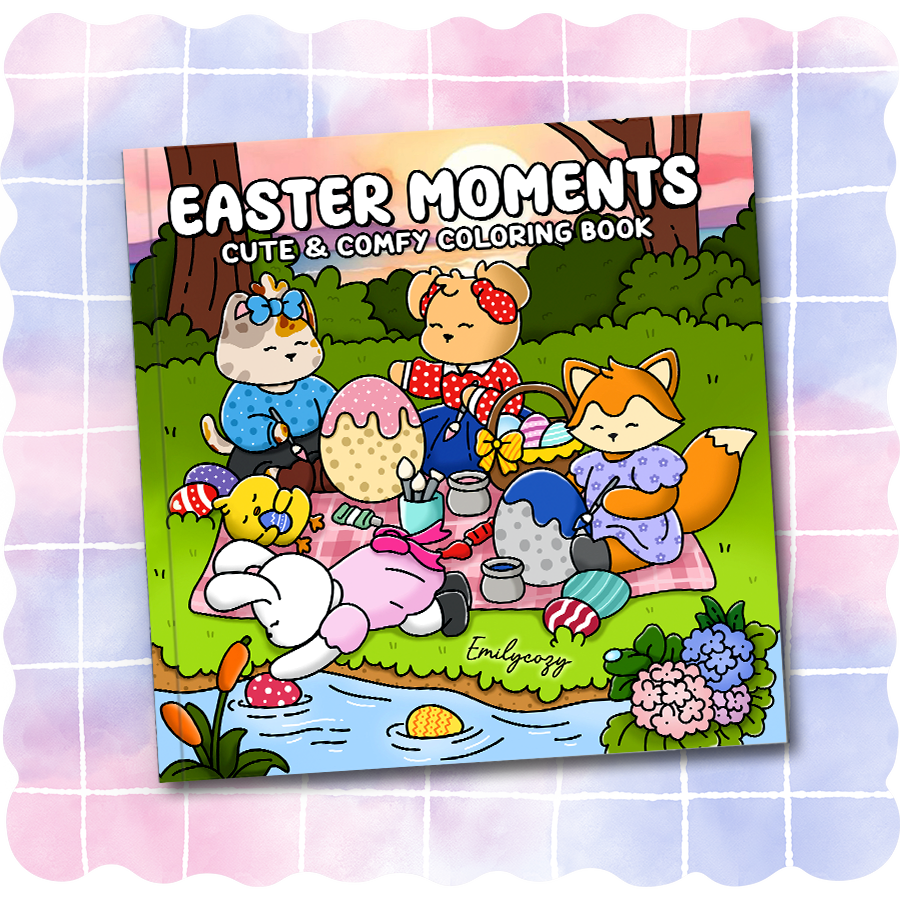 Easter Moments Coloring Book – Emily Cozy